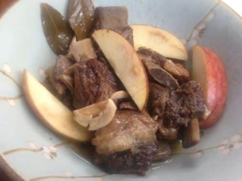 Adobo Beef Short Ribs with Apples - The Quirino Kitchen