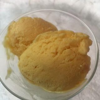 Mango-Peach No-Churn Ice Cream - The Quirino Kitchen