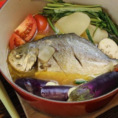 Sinigang na Pompano with Tamarind and Lemongrass - Instant Pot + Stove ...