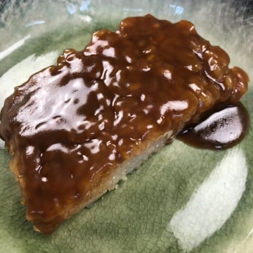 Bibingkang Kanin Malagkit - Biko Rice Cake with Coconut Topping - The ...