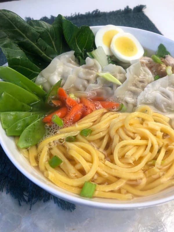 Beef Dumplings Soup with Noodles and Vegetables - The Quirino Kitchen