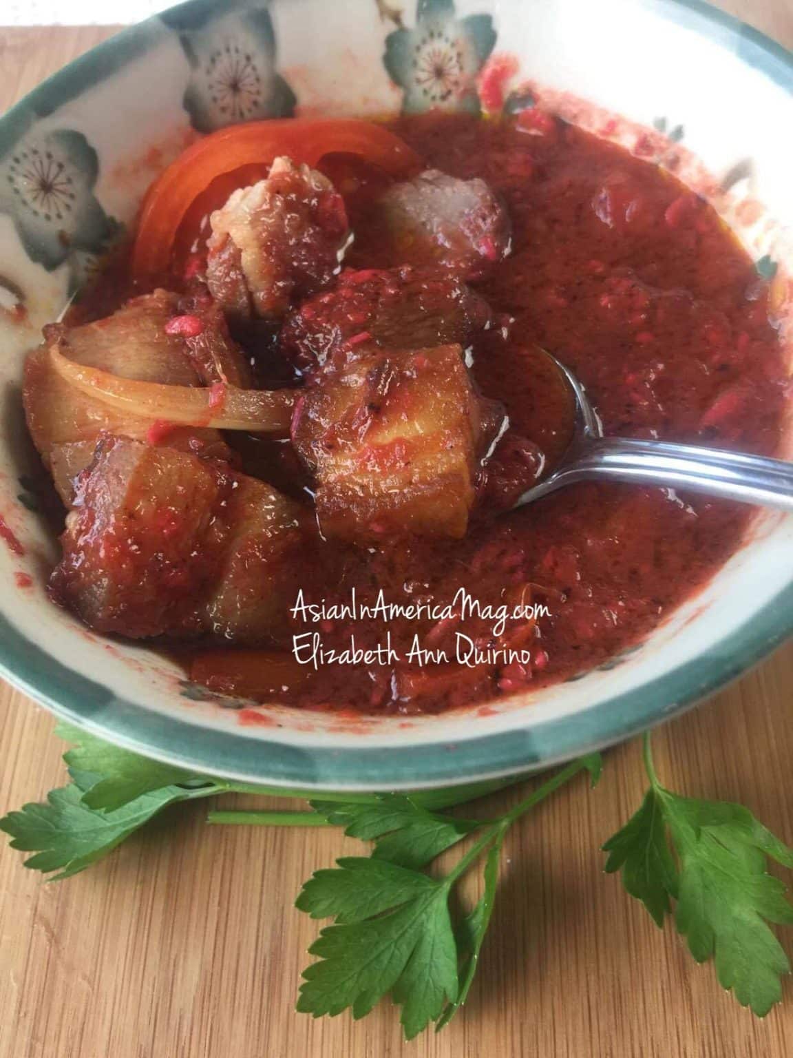 Pork Binagoongan - The Quirino Kitchen