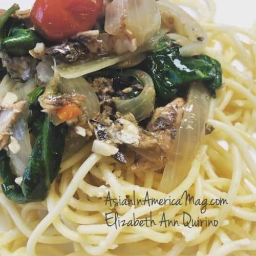 Tuyo with Pasta - The Quirino Kitchen