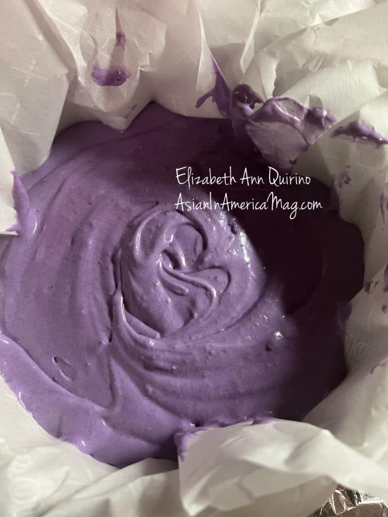 Ube Basque Cheesecake - The Quirino Kitchen