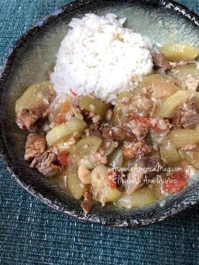 Upo Guisado with Pork - The Quirino Kitchen