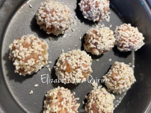 Siomai Rice Pearl Balls - The Quirino Kitchen