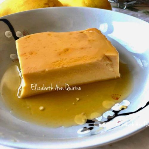 Mango Leche Flan - The Quirino Kitchen