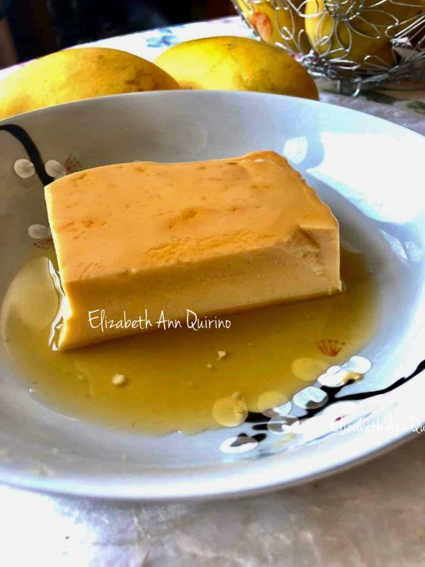Mango Leche Flan - The Quirino Kitchen