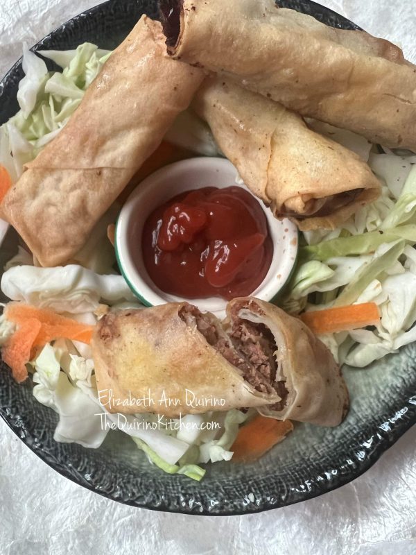 Corned Beef Lumpia - The Quirino Kitchen