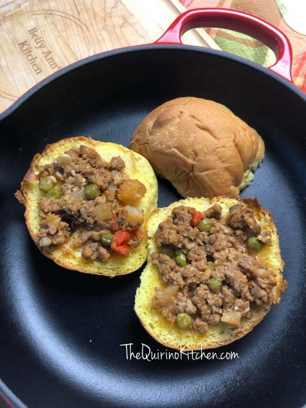 Putong Babi - Pan de Sal with Pork - The Quirino Kitchen